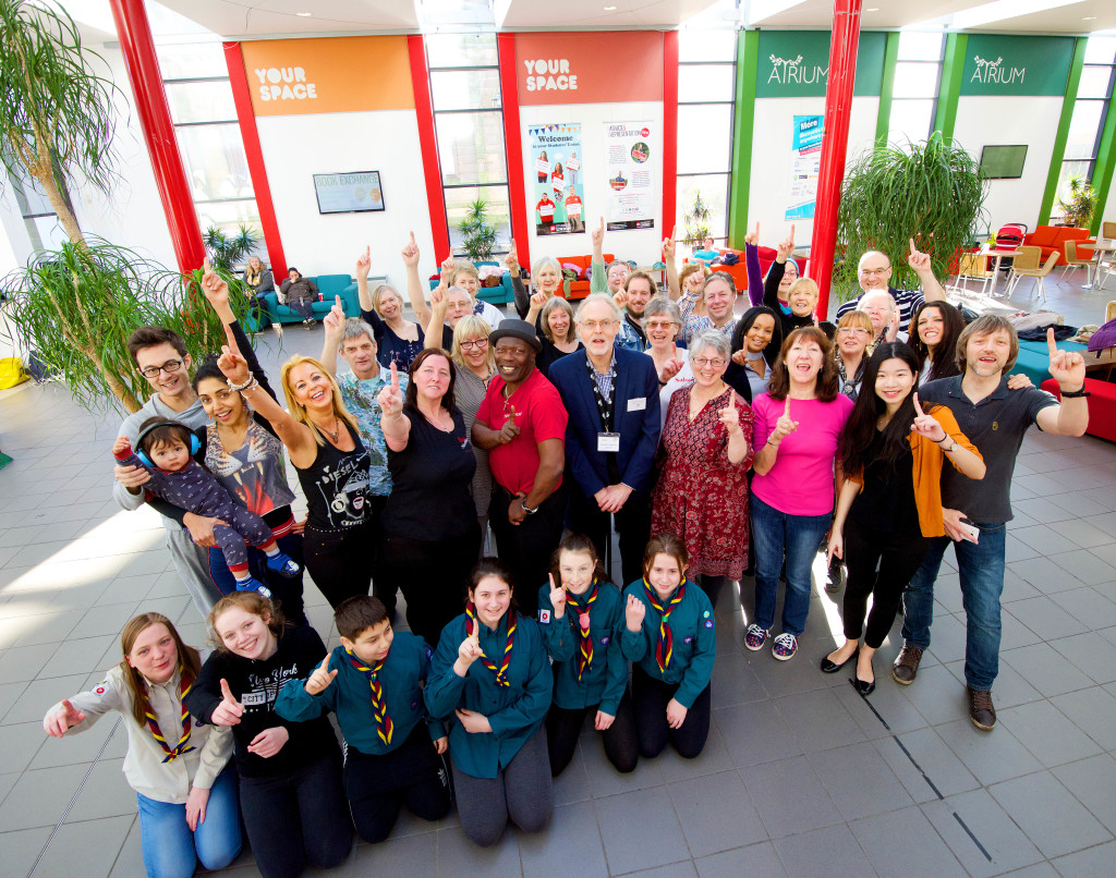 One Billion Rising UCLan SU Building in Preston