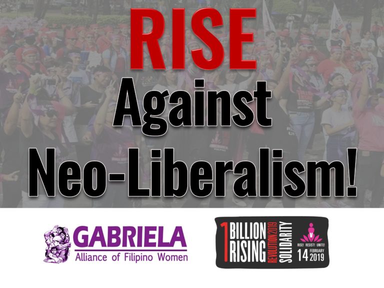 Gabriela Women’s March Action in The Philippines