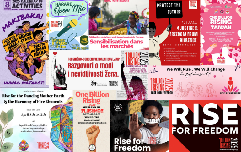 March and April Events Calendar – ONE BILLION RISING 2025